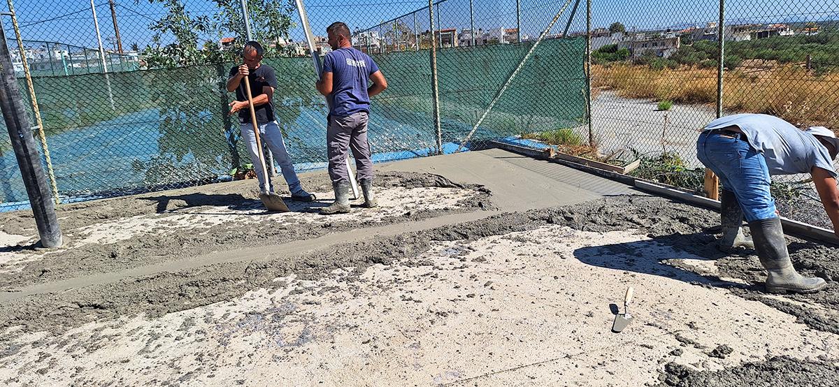 Σε εξέλιξη οι εργασίες ανακατασκευής γηπέδων μπάσκετ από την ΔΕΠΑΝΑΛ Α ...