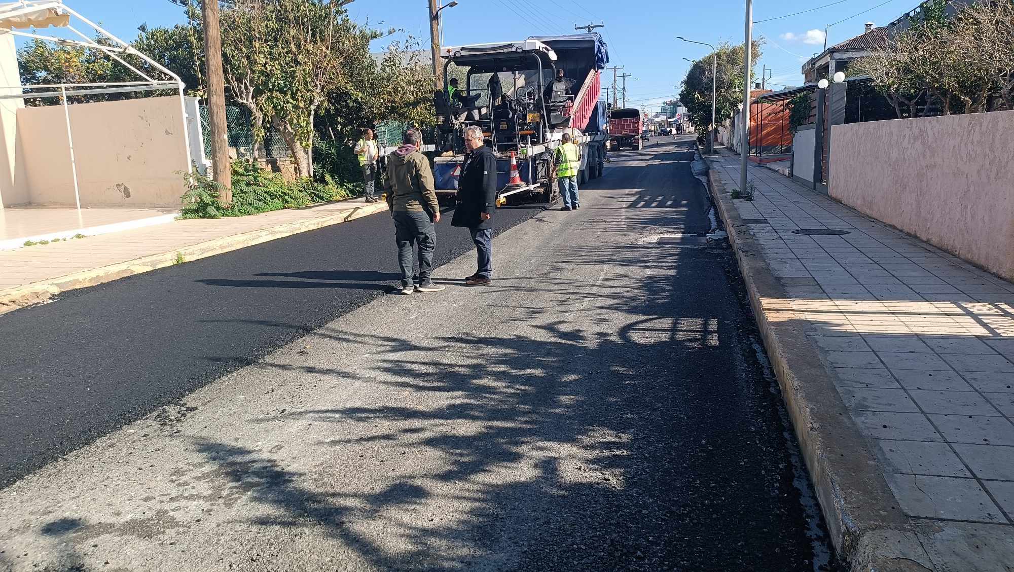 Ολοκληρώθηκε η ασφαλτόστρωση στο τμήμα Κοκκίνη Χάνι - Γούρνες ...