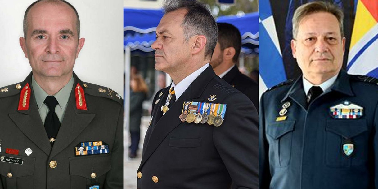 ΚΥΣΕΑ: Ποιοι είναι οι νέοι αρχηγοί Στρατού Ξηράς, Πολεμικού Ναυτικού ...