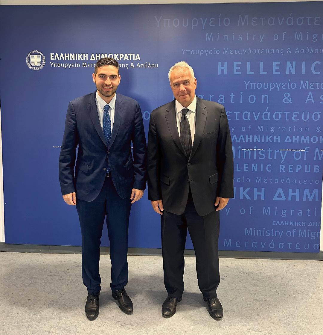 Ο Κωνσταντίνος Κεφαλογιάννης στον Υπουργό Μετανάστευσης και Ασύλου ...